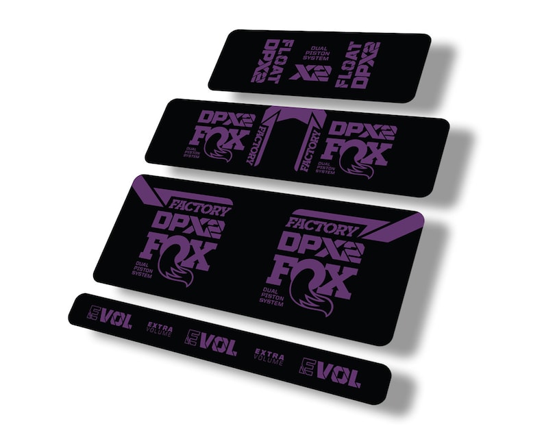 Fox Float DPX2 2021 Factory Rear Shock Suspension Sticker - Etsy