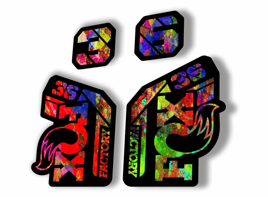 FOX 36 2021 Factory Forks Suspension Decals Sticker Set - Etsy