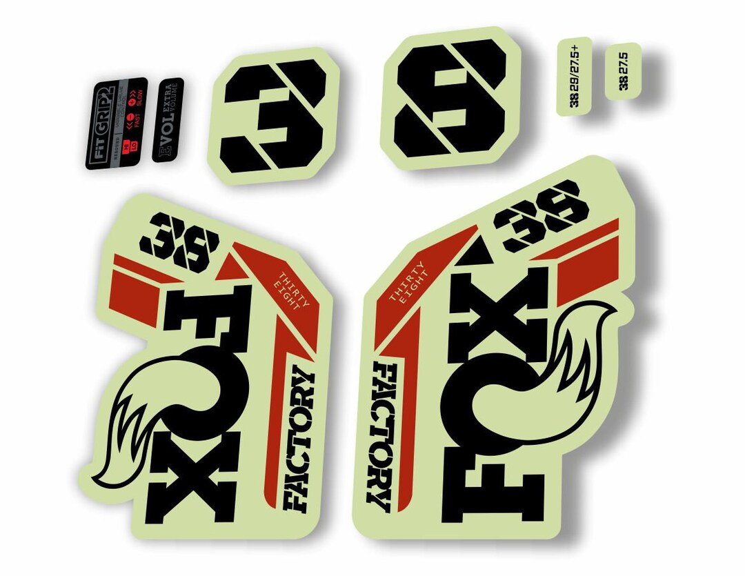FOX 38 2021 Factory Forks Suspension Decal Sticker Adhesive for ...