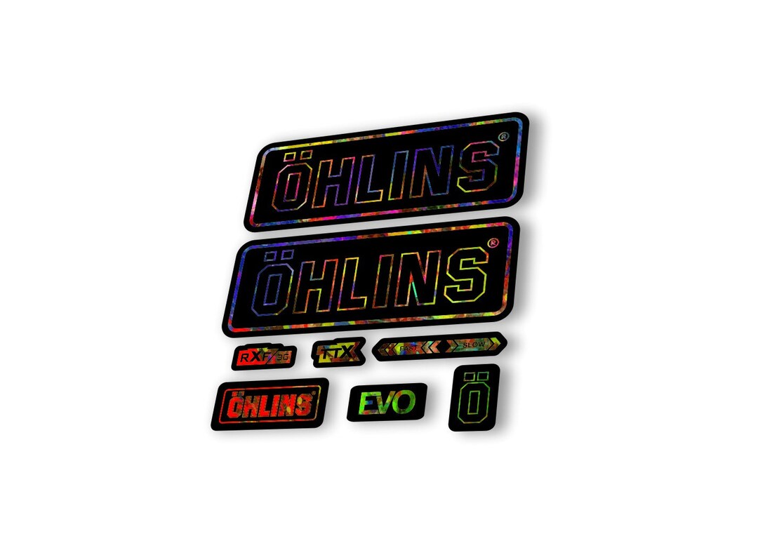 Ohlins RXF36 EVO 2018 Rear Shock Suspension Sticker Decal Kit - Etsy
