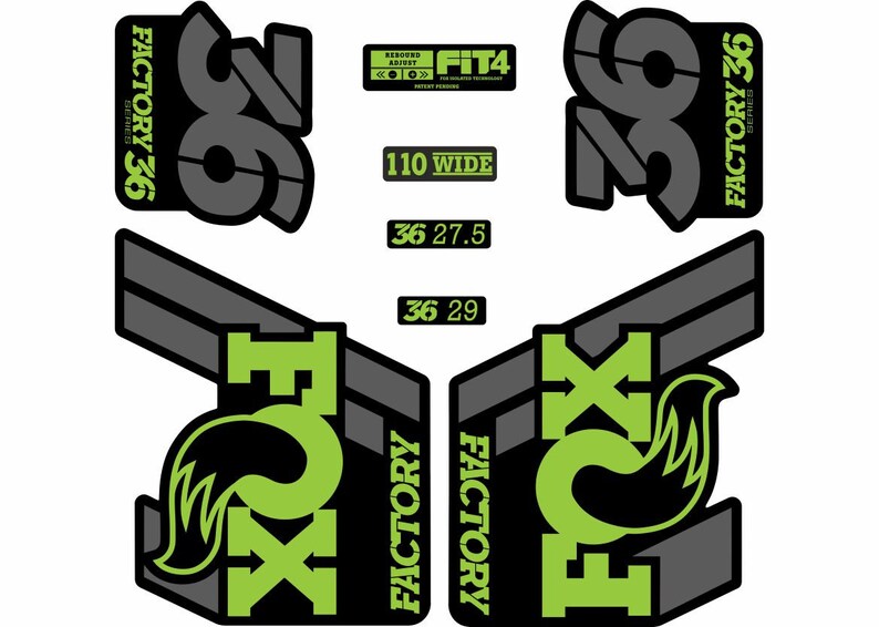 FOX 36 Float 2018-19 Forks Suspension Factory Decals Sticker - Etsy