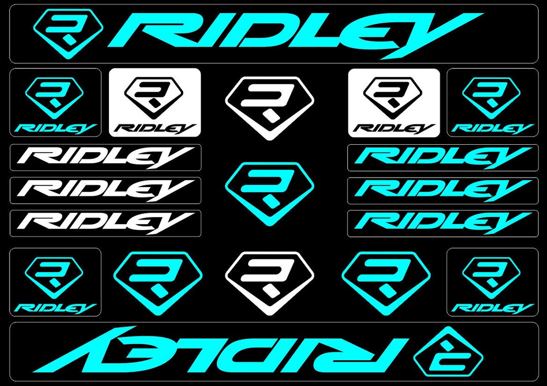 RIDLEY Bicycle Bike Frame Decals Sticker Adhesive Graphic Vinyl ...