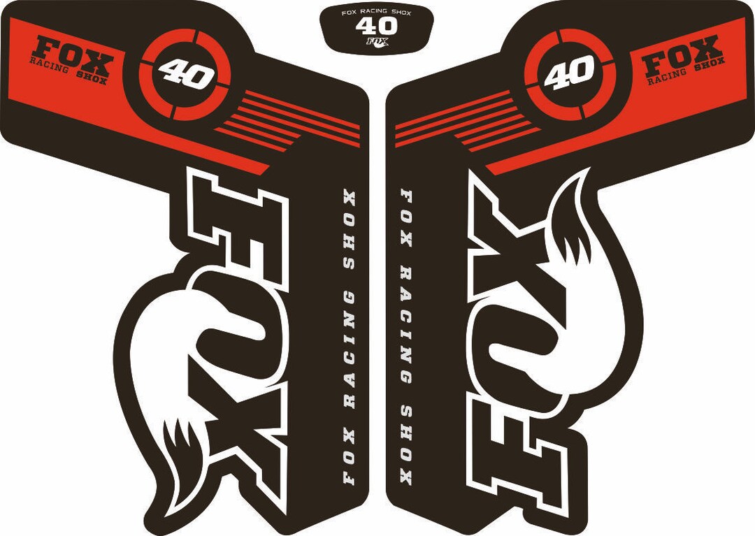 FOX 40 Forks / Suspension Factory Style Decal Kit Sticker - Etsy