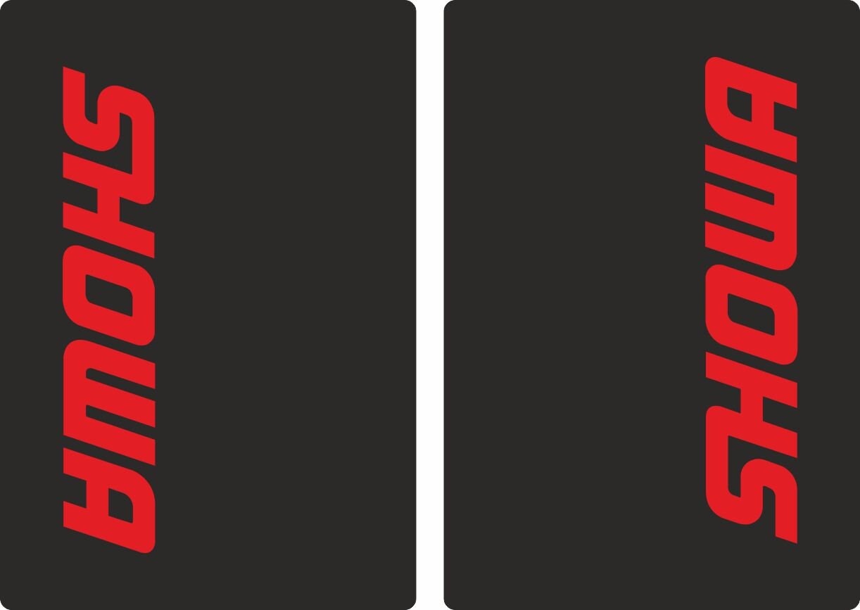 SHOWA Suspension Bike Upper Forks Decal Stickers Graphic Set | Etsy