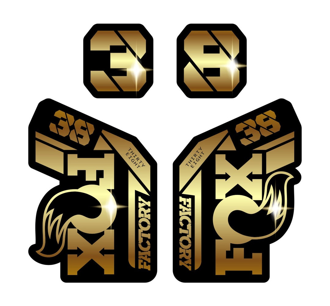 FOX 38 2021 Factory Forks Suspension Decals Sticker Set Adhesive ...