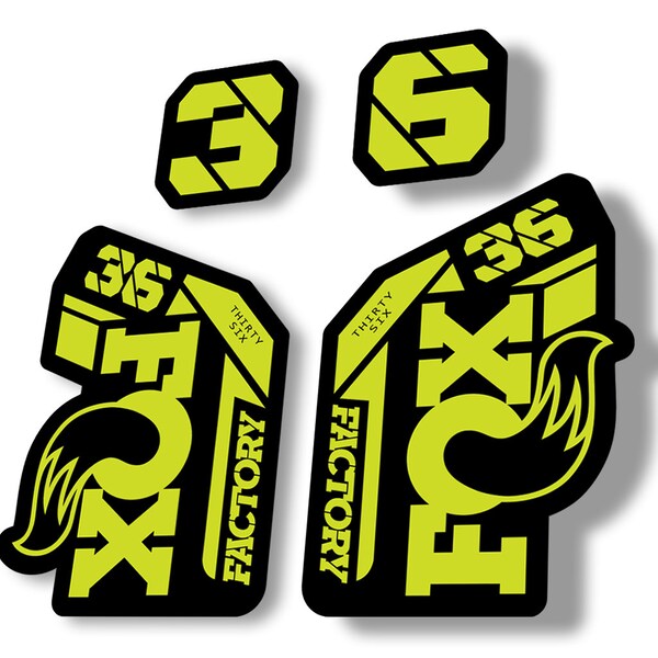 Fox Factory 36 Decal - Etsy