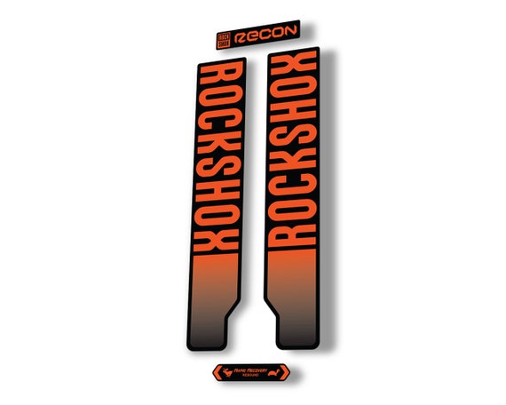 Rock Shox RECON 2021 Mountain Bike Cycling Decal Kit Sticker Adhesive ...