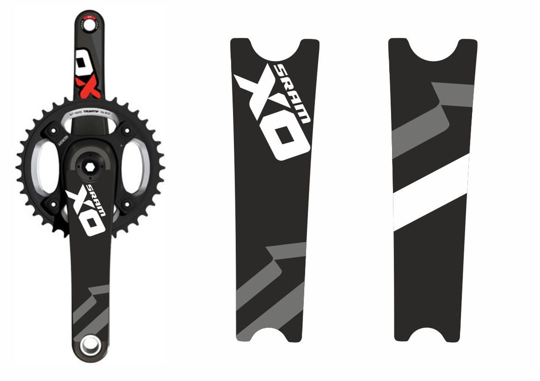 Sram X0 Crank Decals Set Stickers Mountain Bike Adhesive Kit - Etsy
