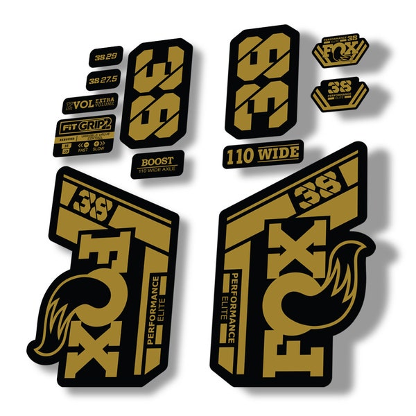 Fox 38 Factory Decals - Etsy