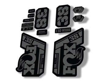 FOX 38 2021 Factory Forks Suspension Decals Sticker Set - Etsy