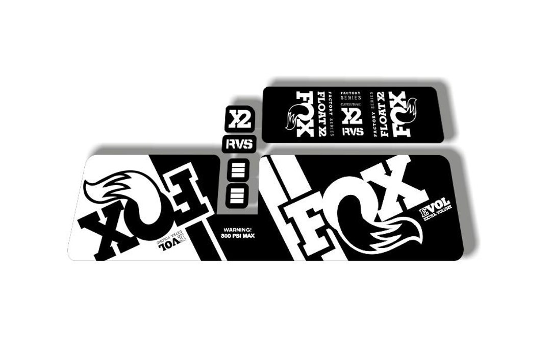 FOX Float X2 2020 Rear Shock Suspension Sticker Factory Decal - Etsy