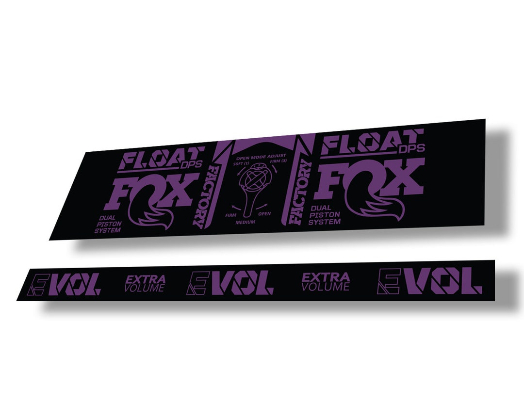 FOX Float 2021 DPS Rear Shock Suspension Sticker Factory Decal Kit ...