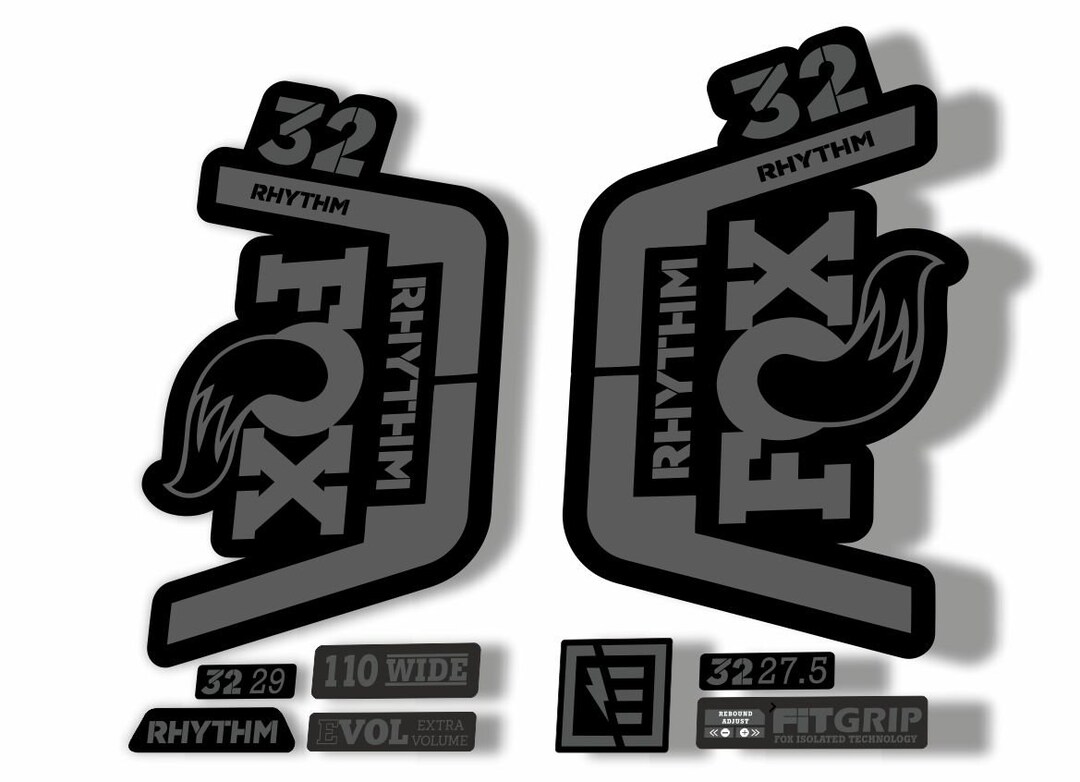 FOX 32 RHYTHM 2019 Fork Suspension Factory Decal Sticker Set - Etsy