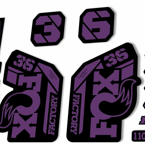 Fox Suspension Sticker - Etsy