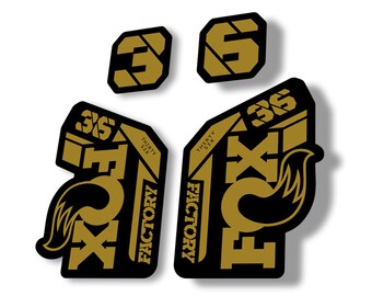 FOX 38 2021 Factory Forks Suspension Decals Sticker Set | Etsy