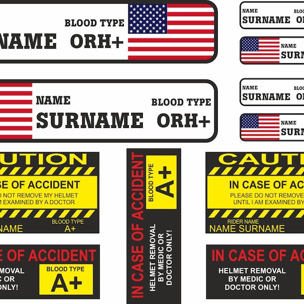 Motorcycle Helmet Decal - Etsy