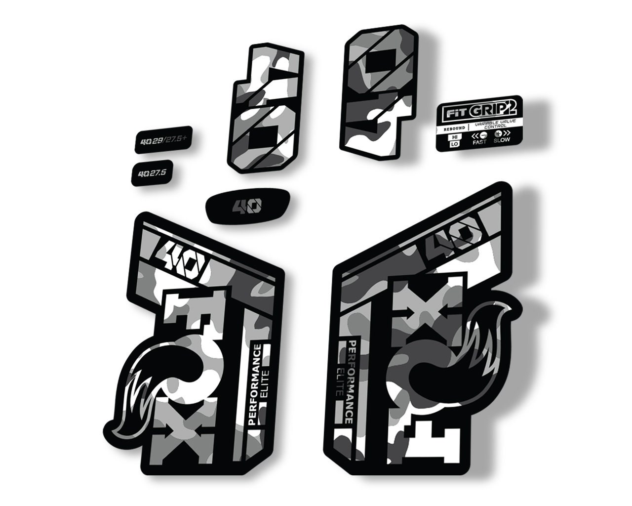FOX 40 2021 Performance Elite Forks Suspension Decals Sticker | Etsy