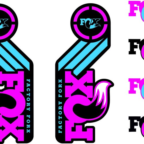 FOX Racing Shox AM Heritage Sticker Decal 2015 Kit Fork/shock - Etsy