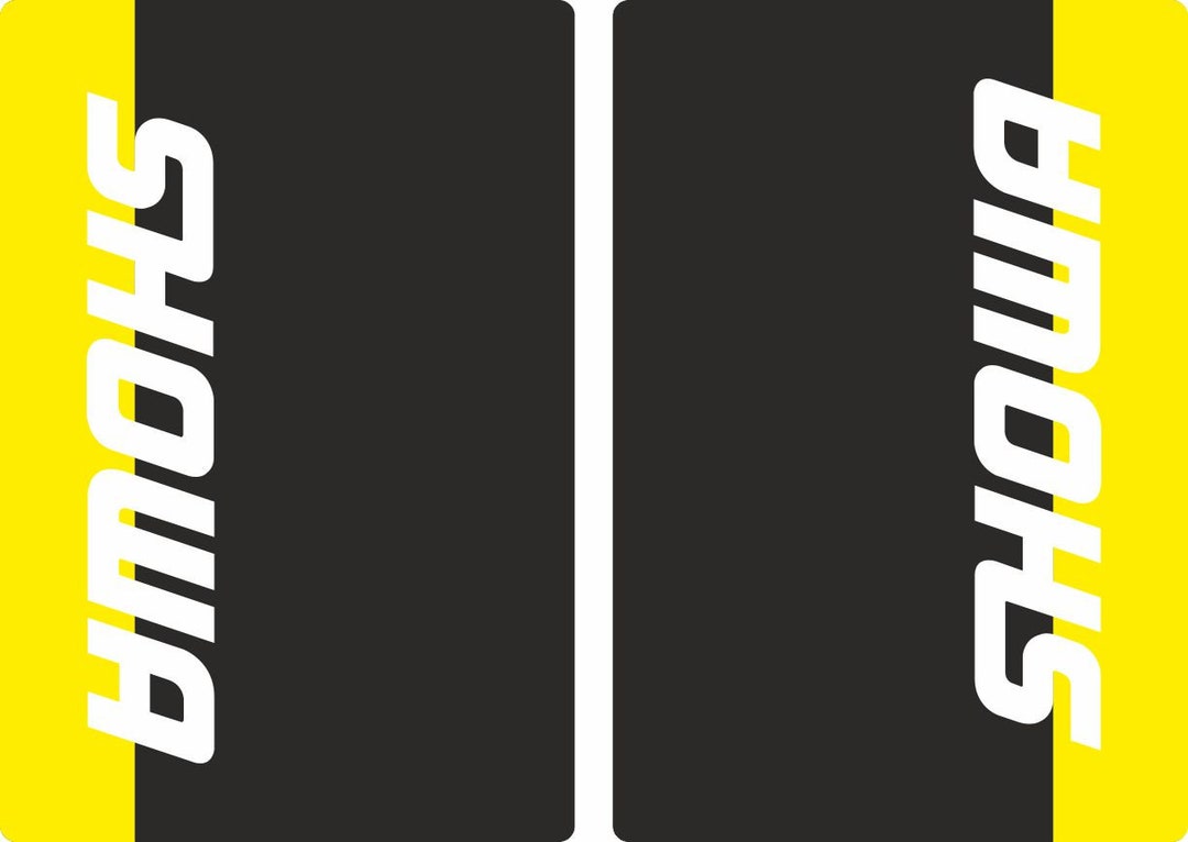 SHOWA Suspension Bike Upper Forks Decal Stickers Graphic Set Adhesive ...