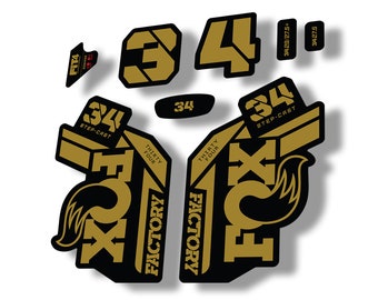 Fox Factory 34 Decals - Etsy