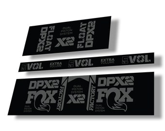 Fox Float DPX2 2021 Factory Rear Shock Suspension Sticker - Etsy