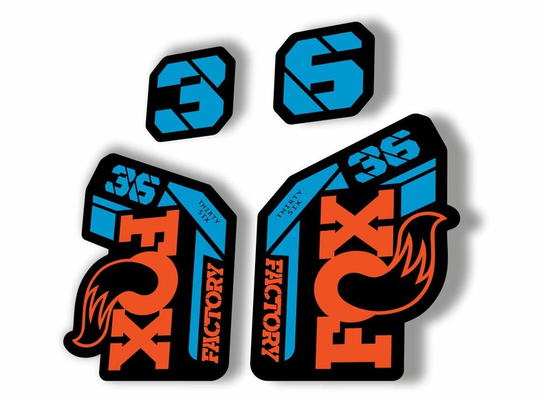 FOX 36 2021 Factory Forks Suspension Decals Sticker Set - Etsy