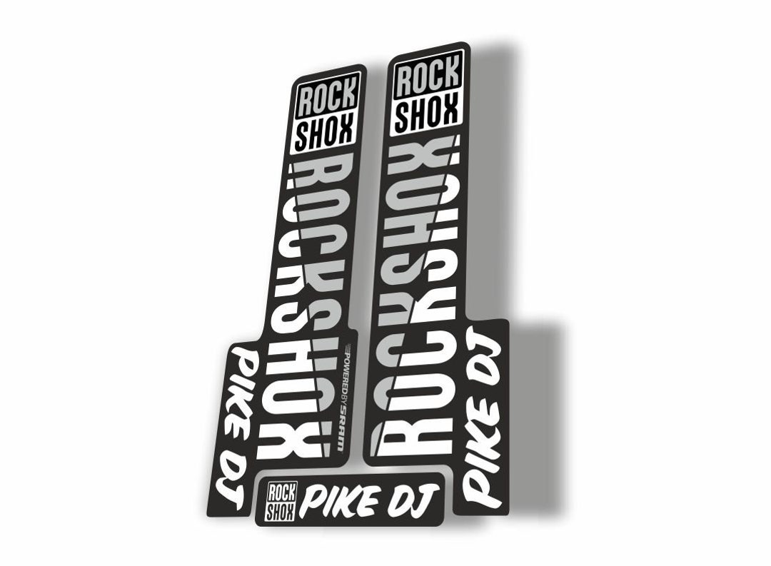 Rock Shox PIKE DJ 2018 Fork Decal Mountain Bike Cycling Sticker ...