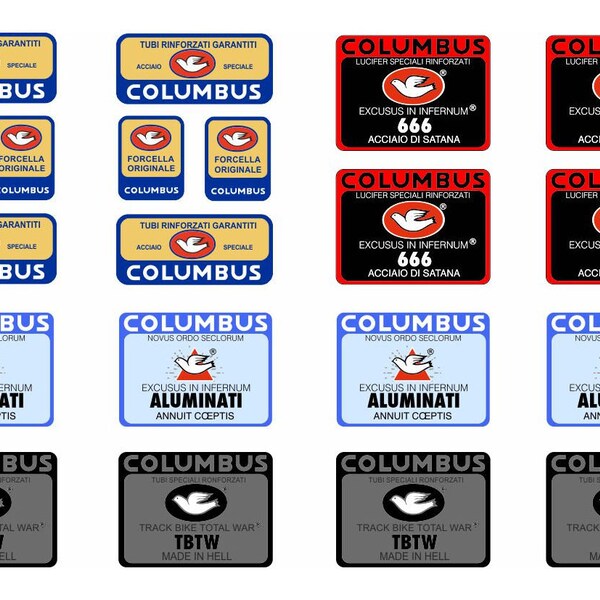 Bike Tube Stickers - Etsy