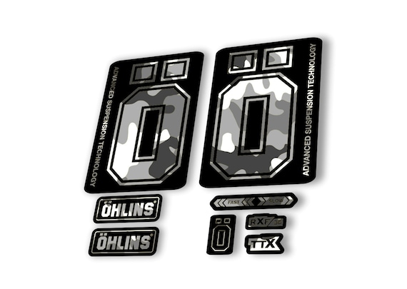 Ohlins RXF36 M2 2019 Fork Suspension Sticker Decal Kit | Etsy
