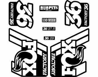 FOX 36 Float 2018-19 Forks Suspension Factory Decals Sticker - Etsy