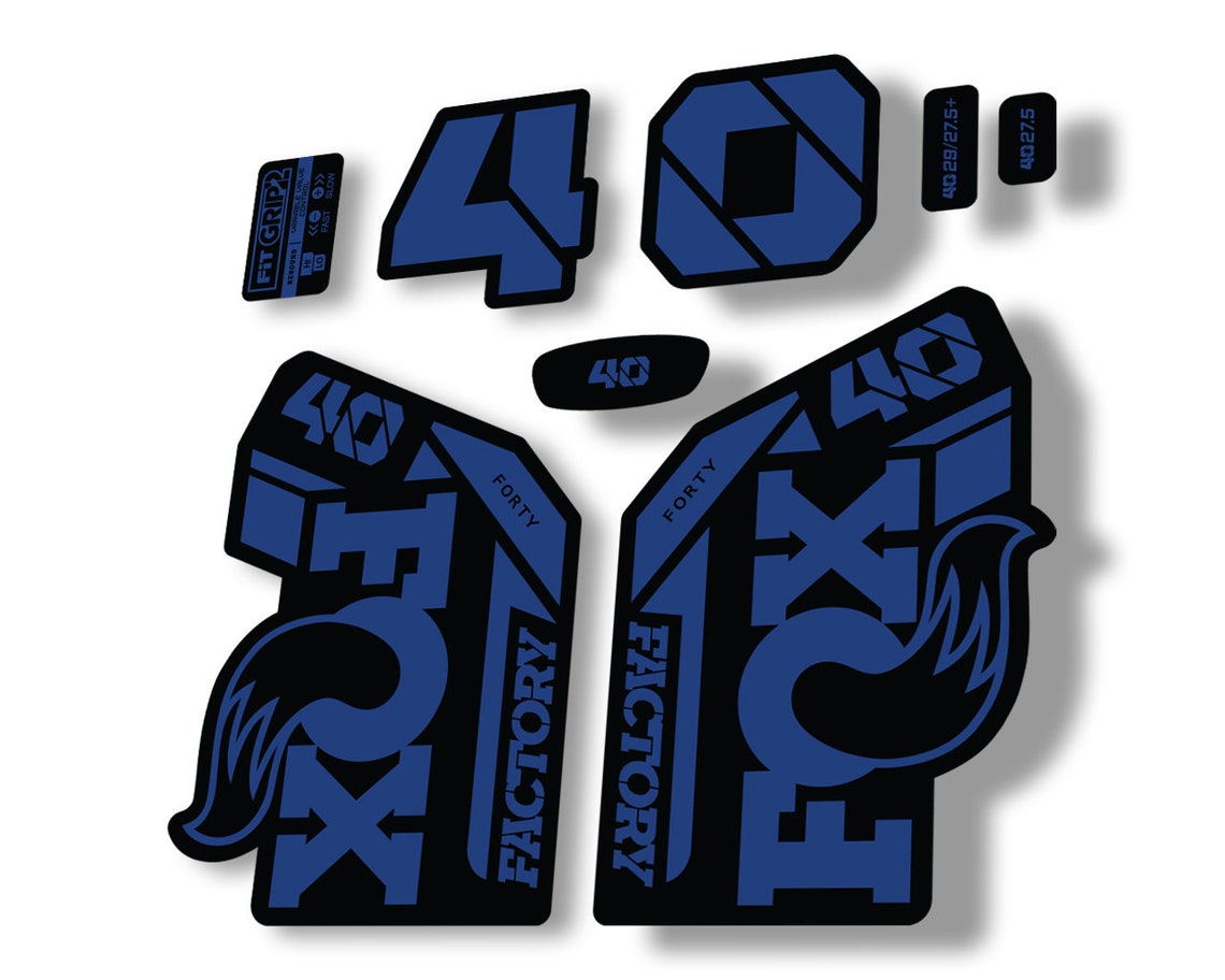 FOX 40 2021 Factory Forks Suspension Decals Sticker Set - Etsy