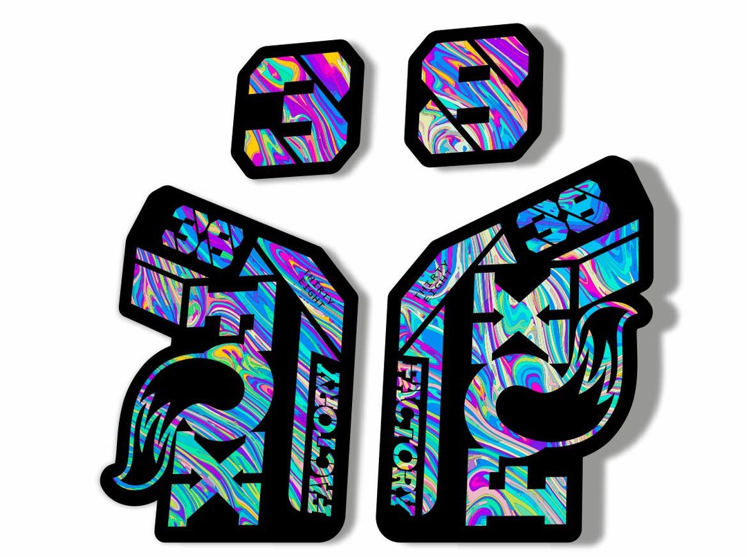 FOX 38 2021 Factory Forks Suspension Decals Sticker Set - Etsy