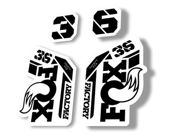 FOX 34 2021 Factory Forks Suspension Decals Sticker Set | Etsy