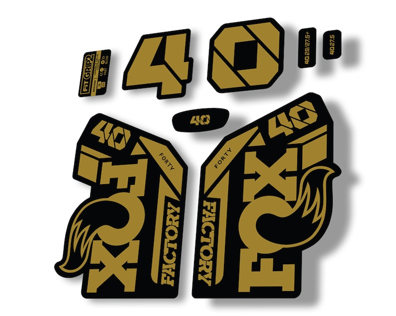 FOX 40 2021 Factory Forks Suspension Decals Sticker Set - Etsy