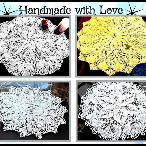 Knitted Doily - Etsy