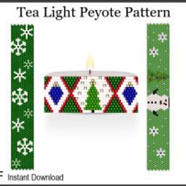 Beaded Tealight Cover Patterns - Etsy