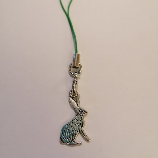 Rabbit Phone Charm - Etsy