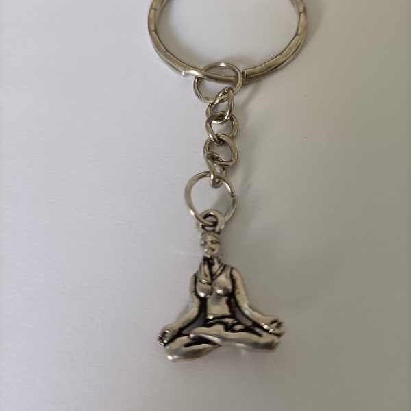 Yoga Keychain - Etsy