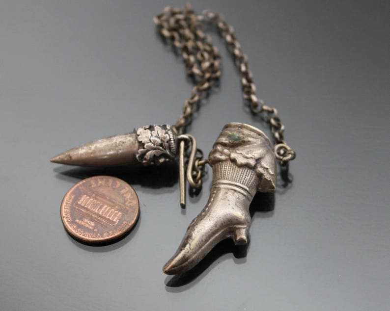 Victorian Lace up Boot and Bullet Pendant. Silver Plated. - Etsy