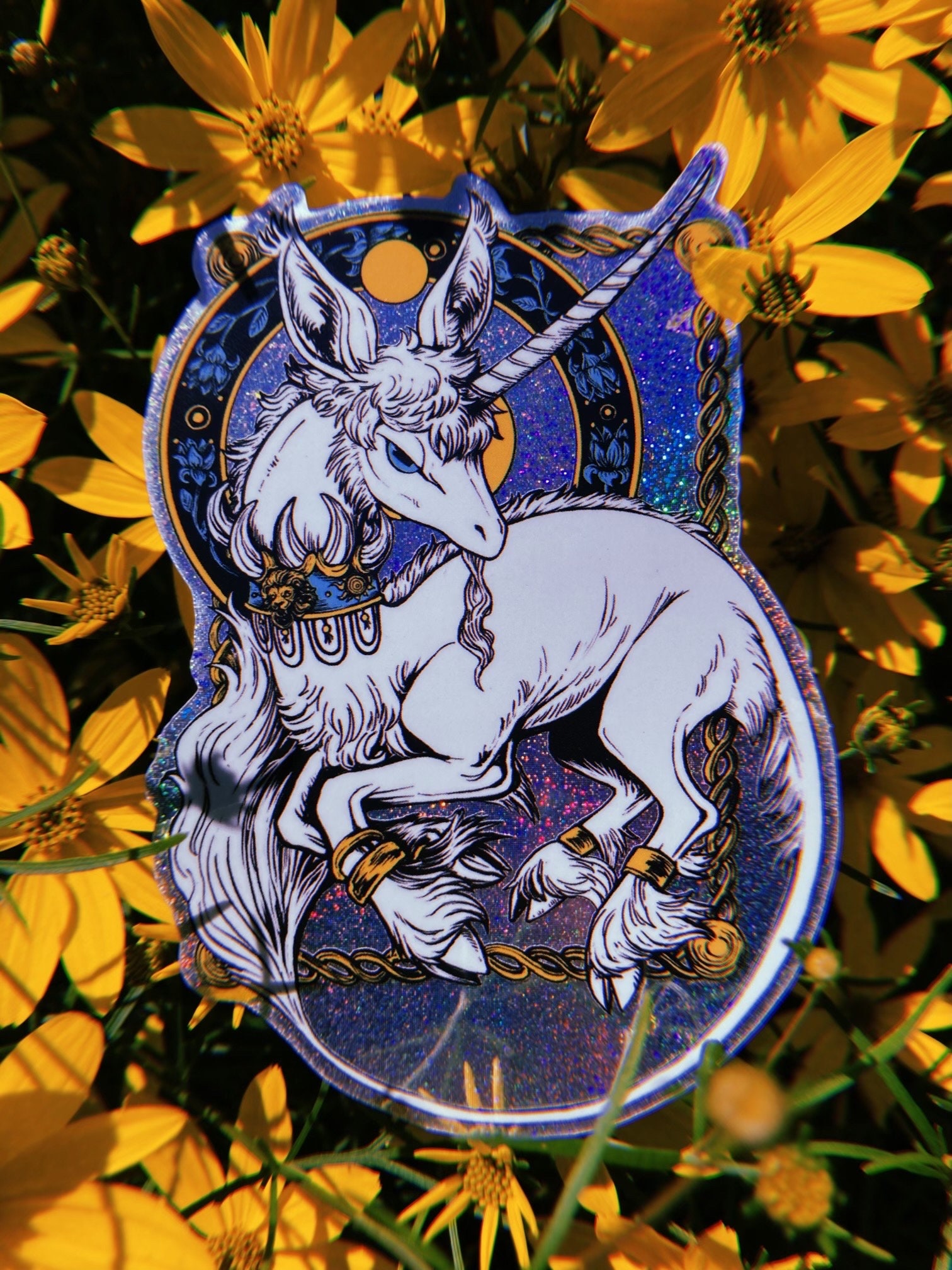 4” Vinyl Unicorn Holographic Sticker - Etsy
