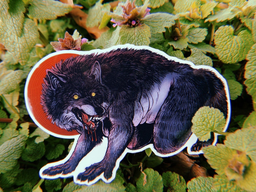 Limited 4” Werewolf Vinyl Sticker - Etsy