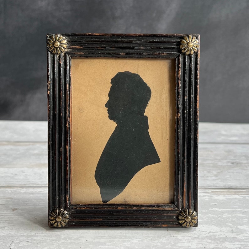 19th Century Silhouette Portrait Henry John Davis French Barrister ...