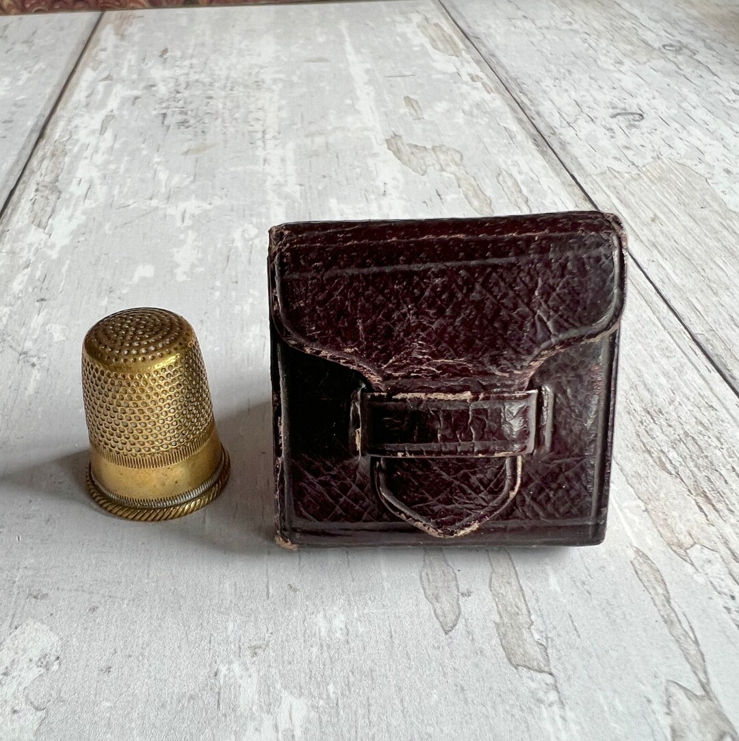 Miniature London Almanac for the Year 1858, Tiny 1 Tall Leather Doll ...
