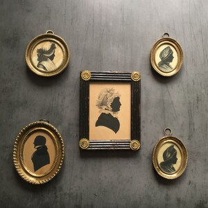 Georgian Silhouette, Rebecca Holmes of Gawdy Hall, Norfolk, England C ...