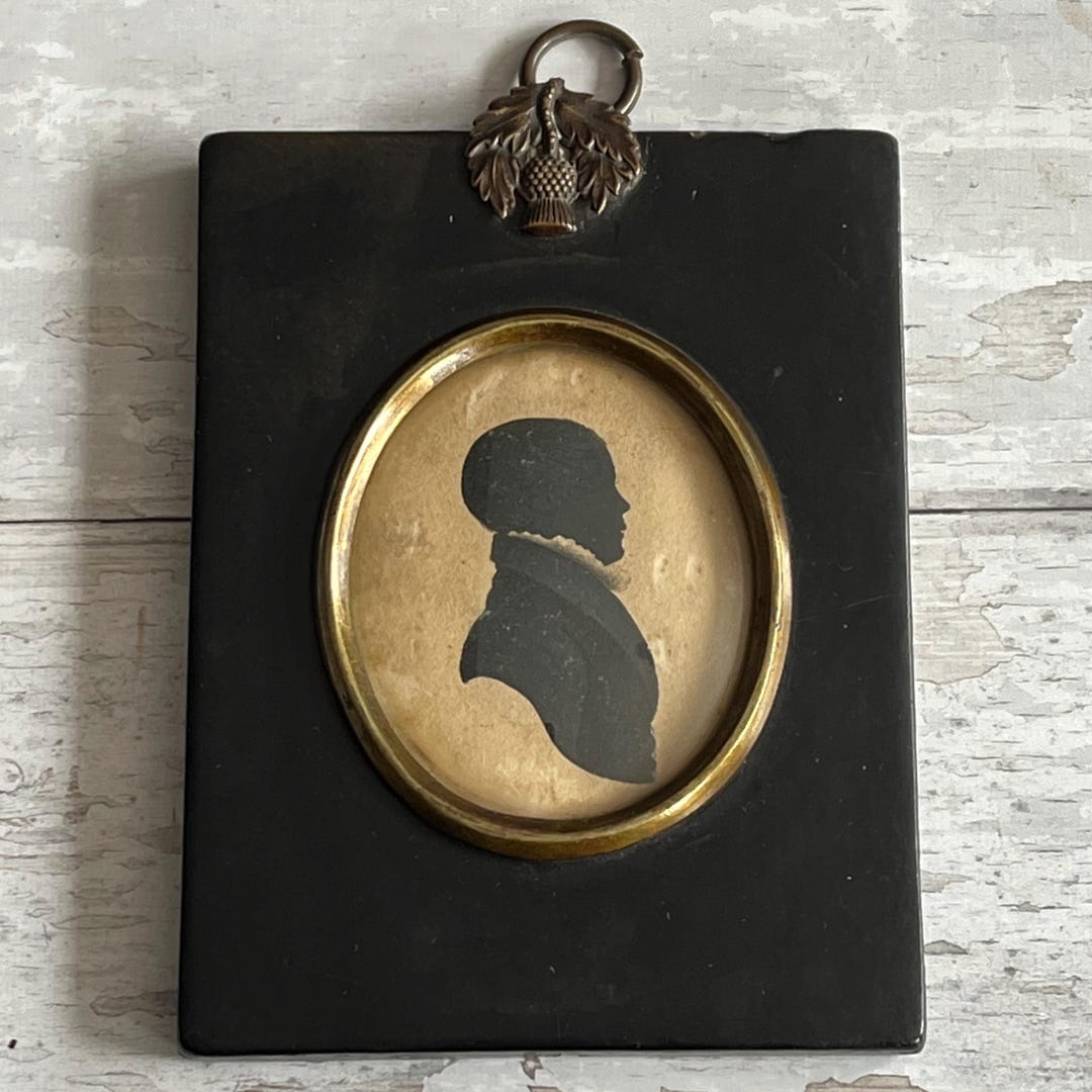 RARE Thomas Cox Rackstrow Silhouette of A Boy Signed, Dated 1816 ...