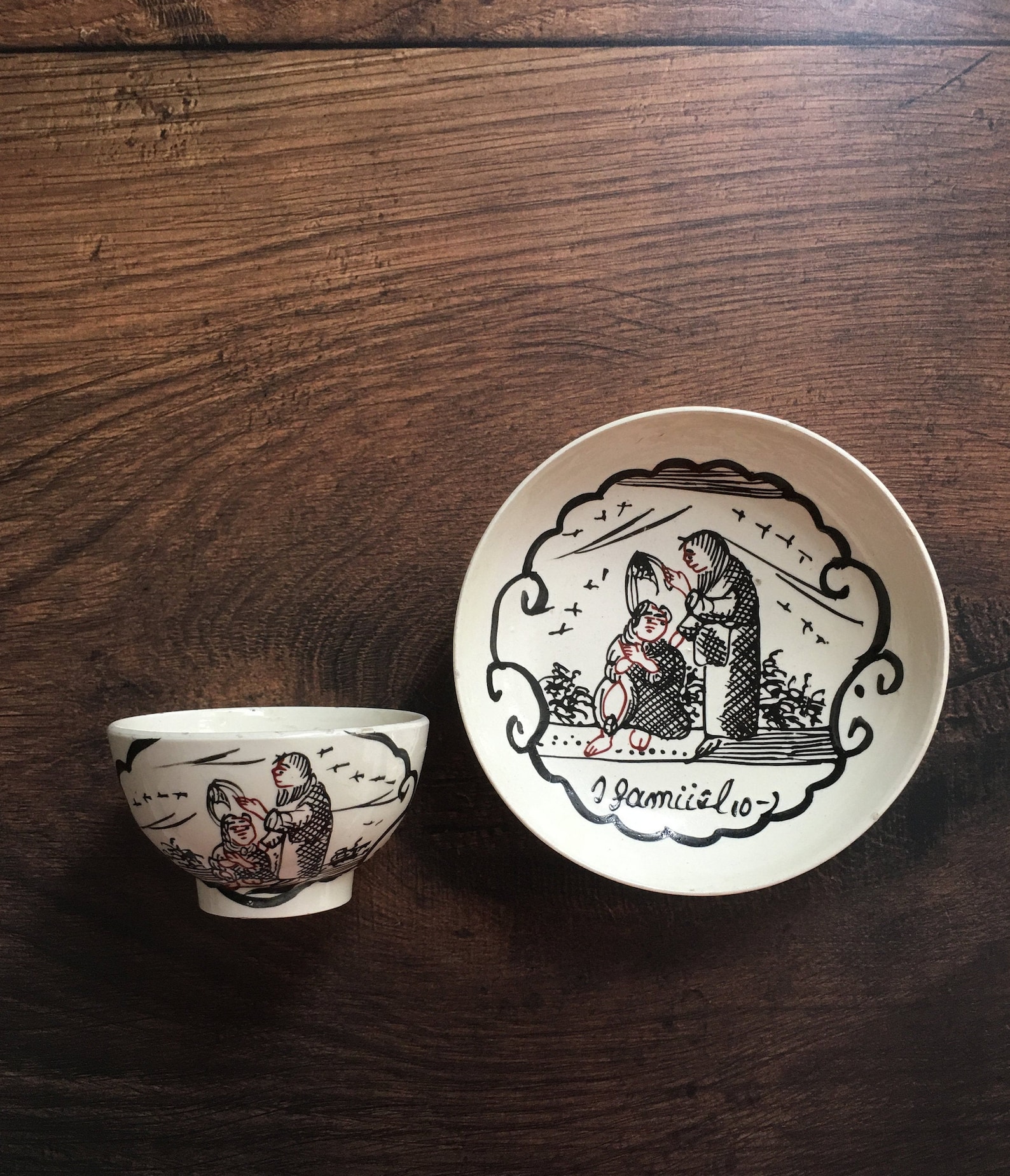 18th Century Creamware Toy Tea Bowl and Saucer Circa 1780 - Etsy