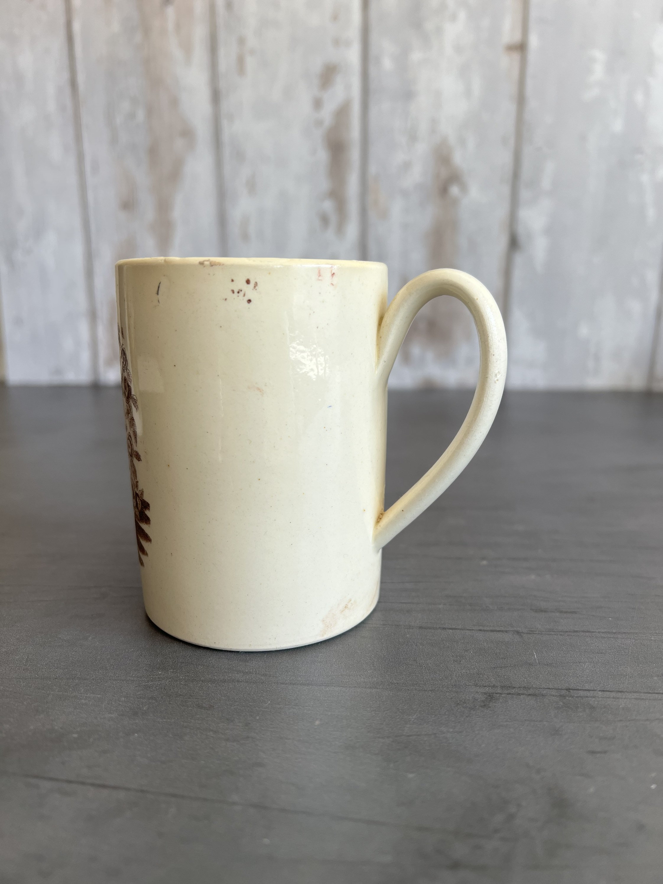 Antique Herculaneum Creamware Mug Tankard Romantic Lovers - Etsy