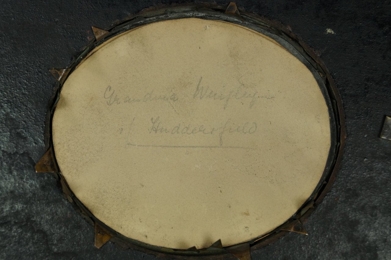 Antique Edward Foster Red Profile Silhouette Signed Dated - Etsy