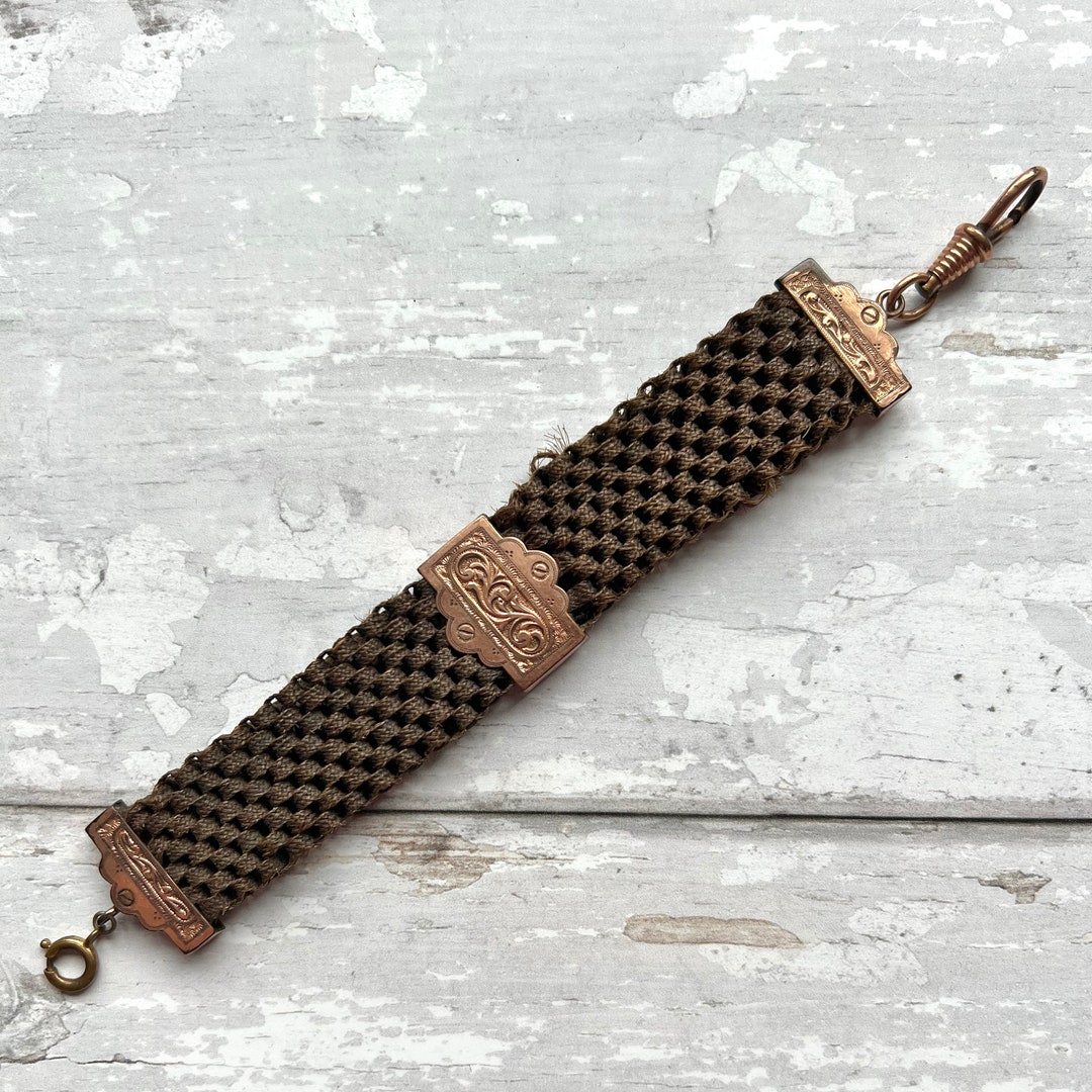 Antique Victorian Woven Hair Fob Watch Circa 1860 - Etsy