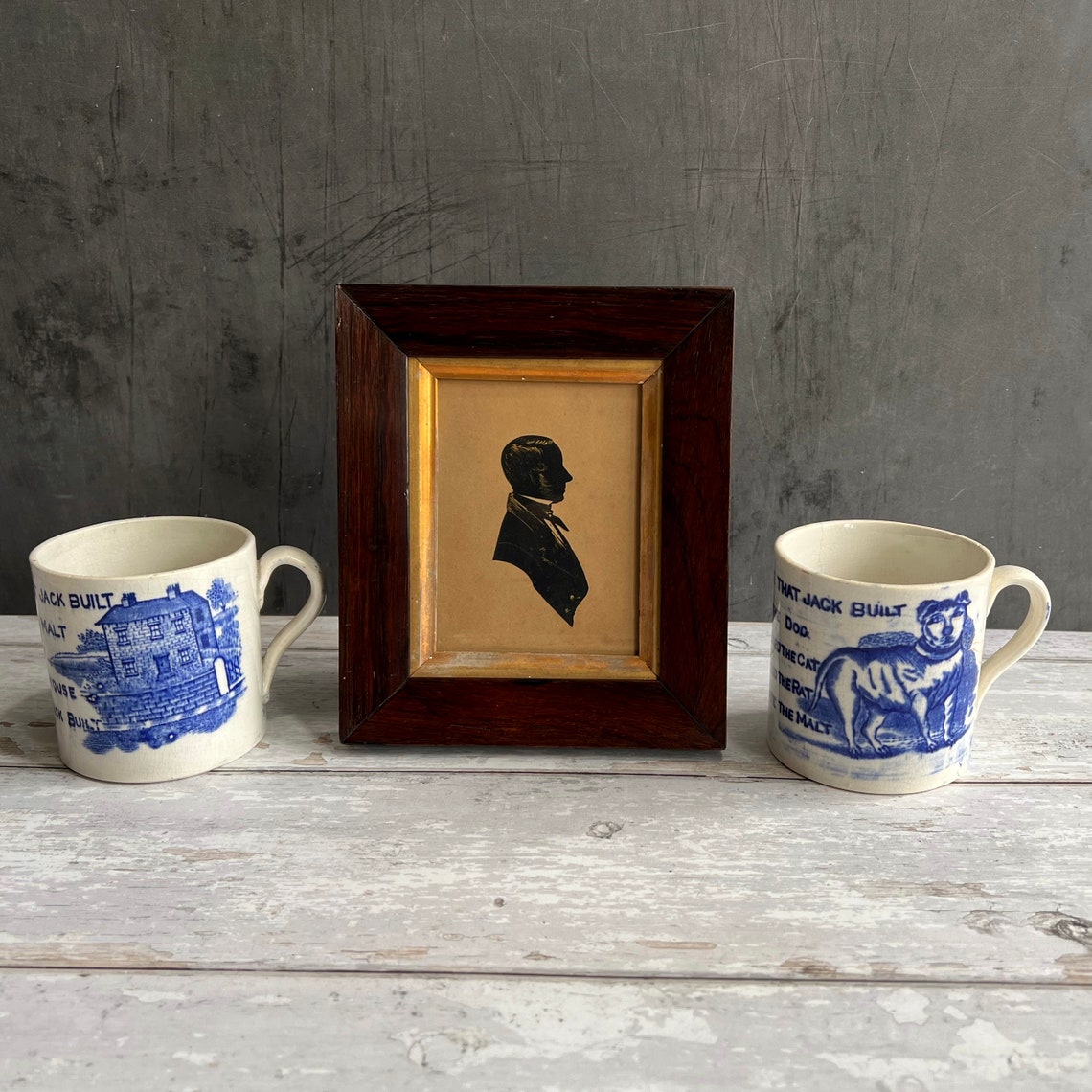 Antique 19th Century Portrait Silhouette Gentleman J Astley C 1830 - Etsy